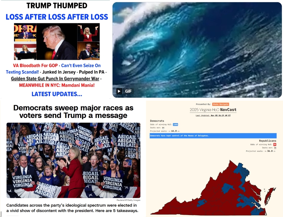 Wednesday News: “The Backlash To Trump Is Here — And It’s Big”; “The ...