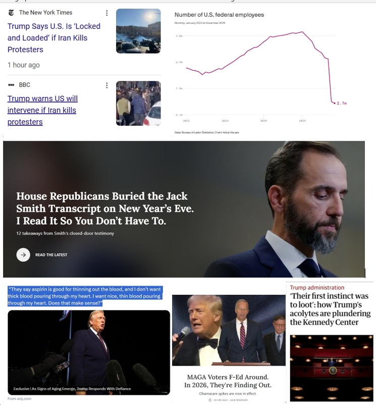 Friday News: “Trump Says U.S. Is ‘Locked and Loaded’ if Iran Kills ...